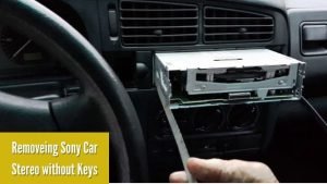How To Remove Sony Car Stereo with Keys & without Keys